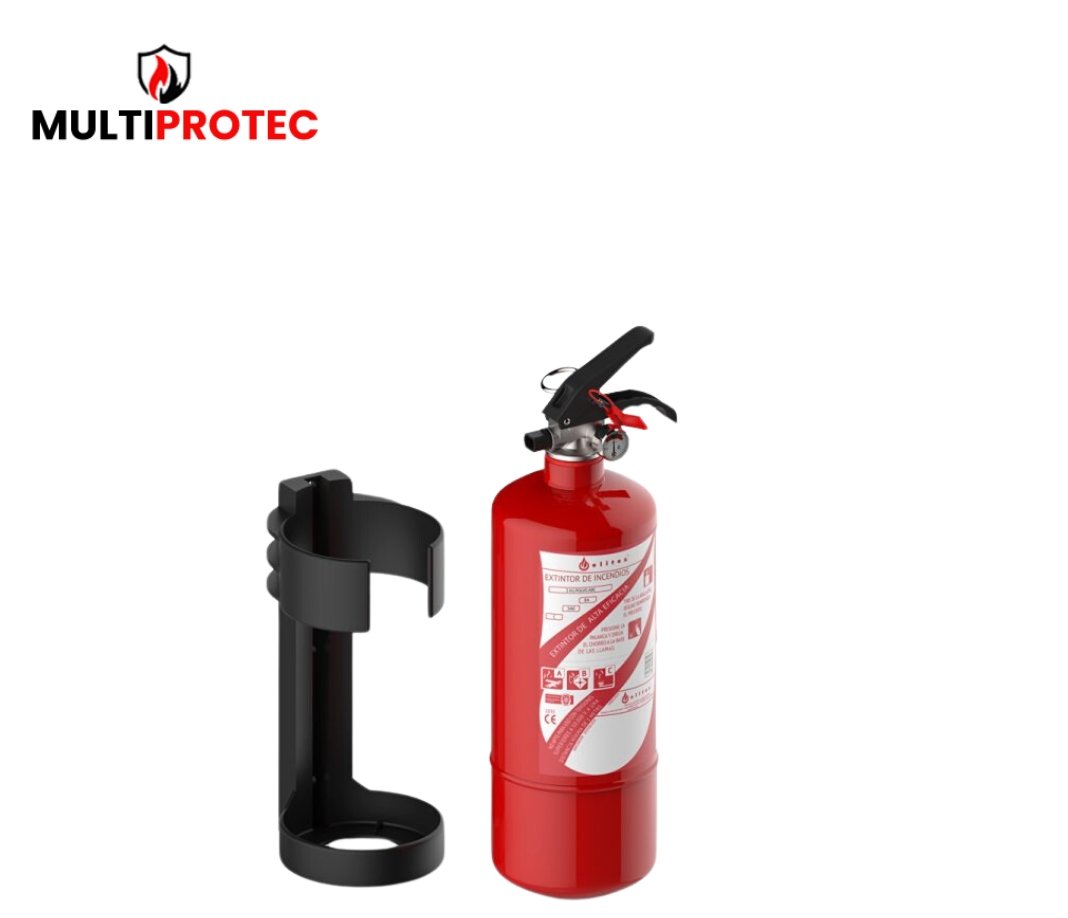 Extincteur 2kg poudre ABC -ELITEX -MAROC - MultiProtec
